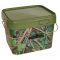 Camo Square Bucket 10Ltr - Pure Pellet